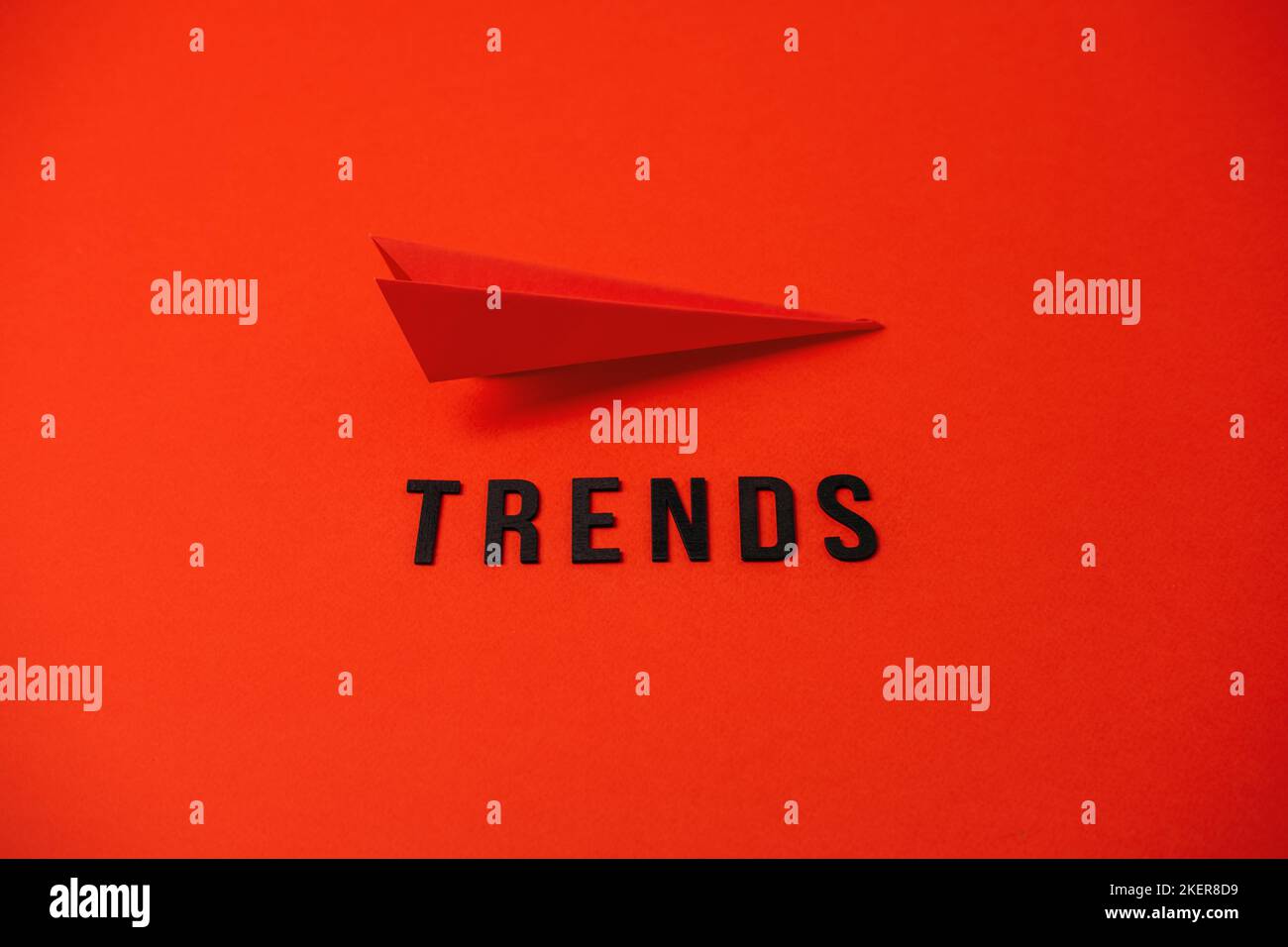 Global World Trends, Top New trends, forecasting. Word trends and red ...