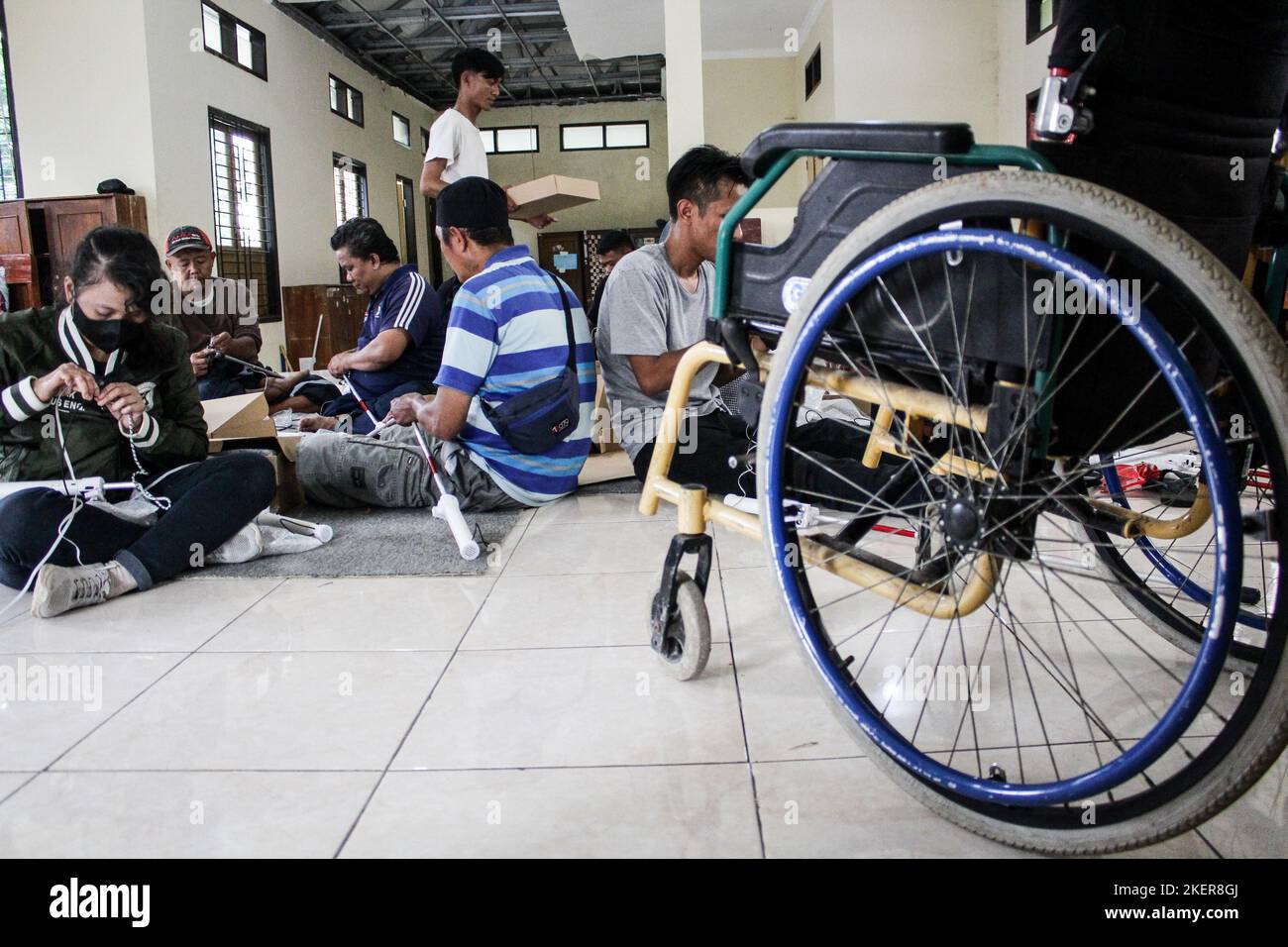 Bandung, West Java, Indonesia. 14th Nov, 2022. People with disabilities ...