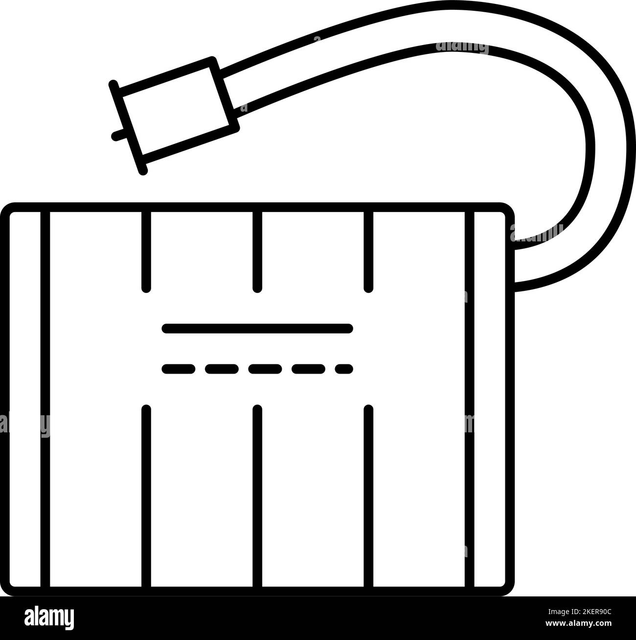lithium ion li-ion battery line icon vector illustration Stock Vector ... lithium ion li-ion battery line icon vector illustration Stock Vector ...
