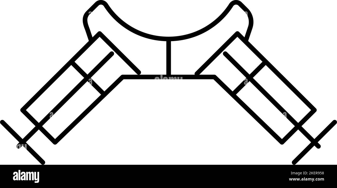 corner clamp line icon vector illustration Stock Vector Image & Art - Alamy