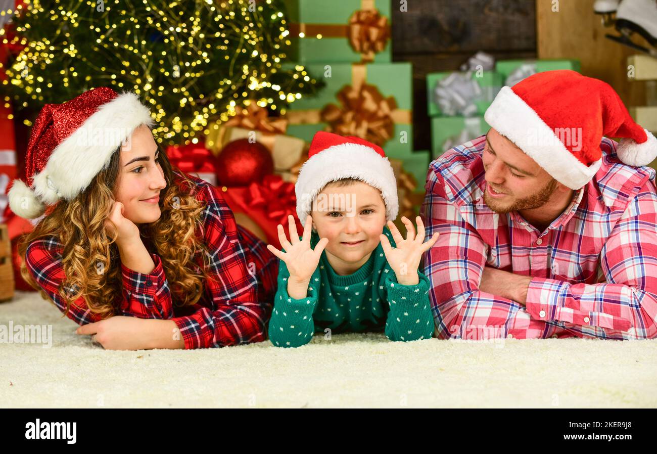 Home is the best place in the world. new year at home. family christmas ...