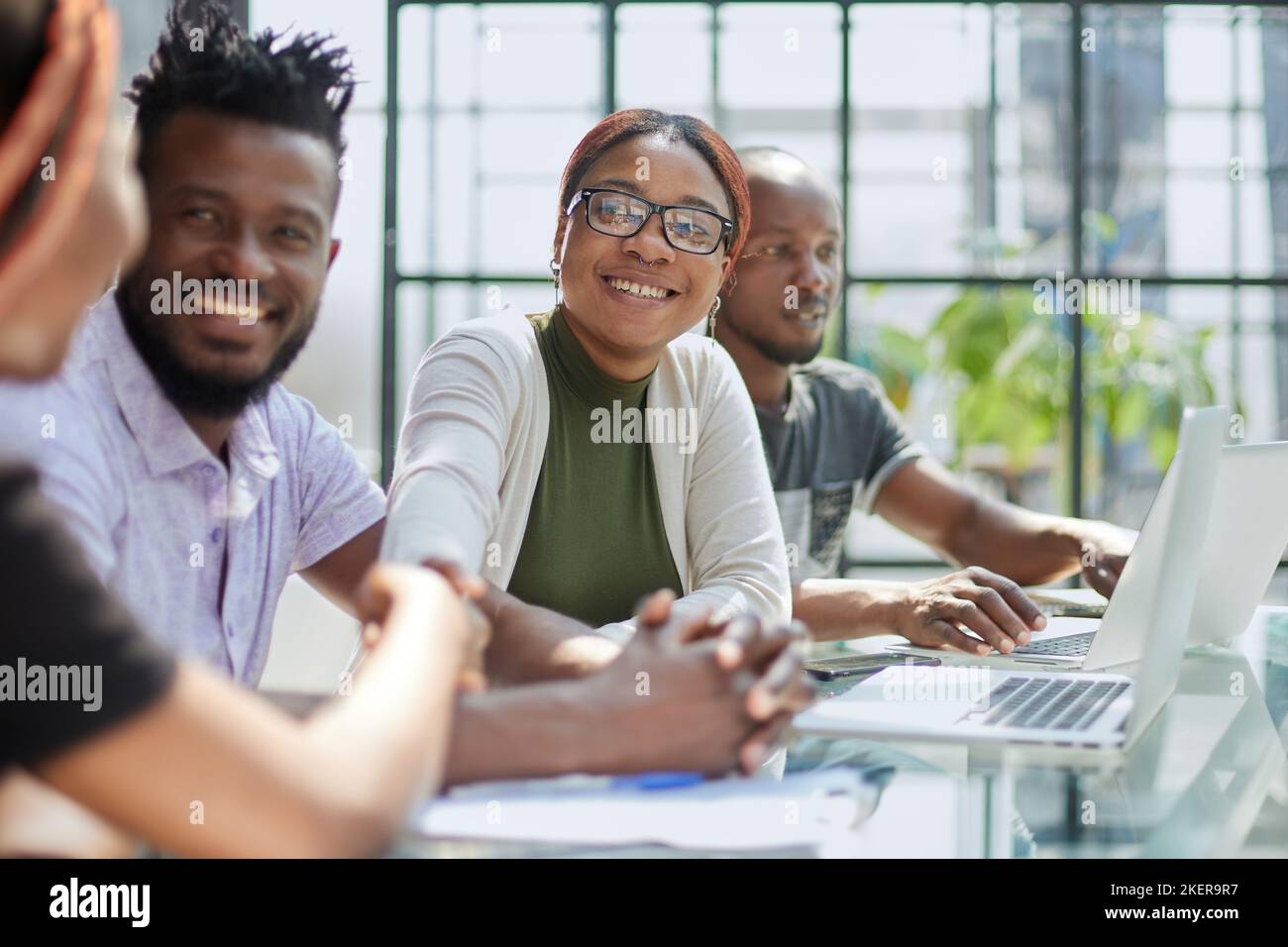 African job interview hi-res stock photography and images - Alamy