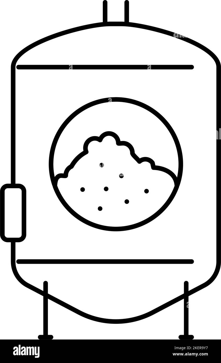 yeast beer production line icon vector illustration Stock Vector Image ... yeast beer production line icon vector illustration Stock Vector Image ...