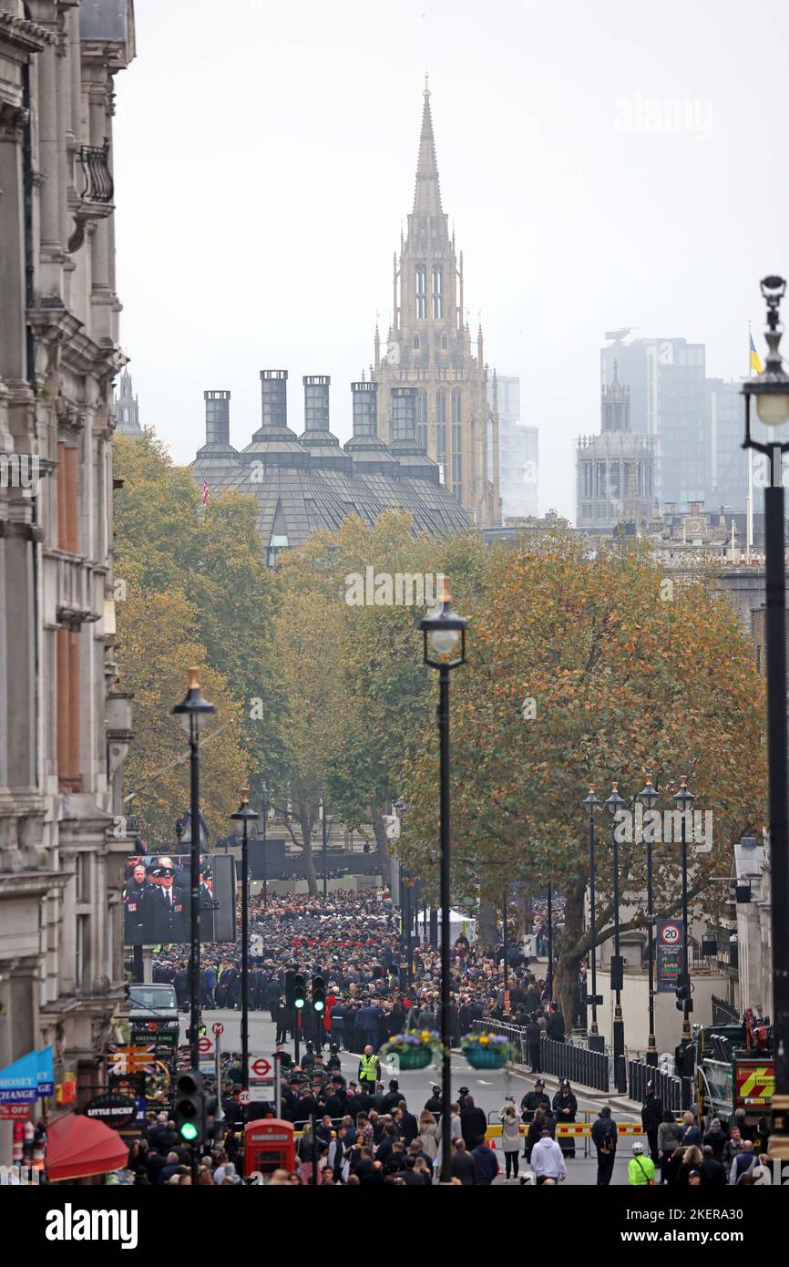 Cenotaph 2022 13 november march hi-res stock photography and images - Alamy
