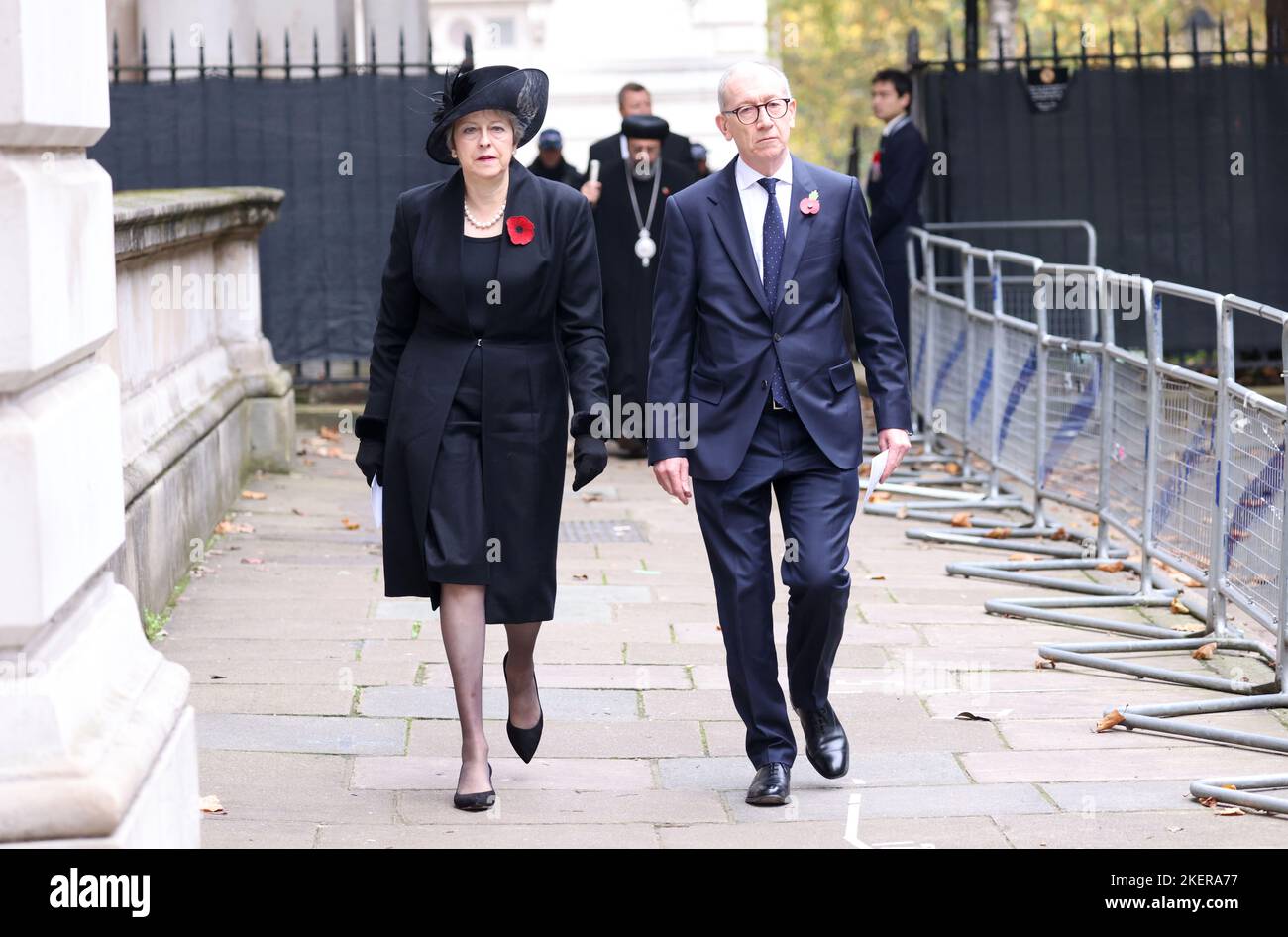 London, UK. 13th Nov, 2022. Theresa May and husband Philip May in ...