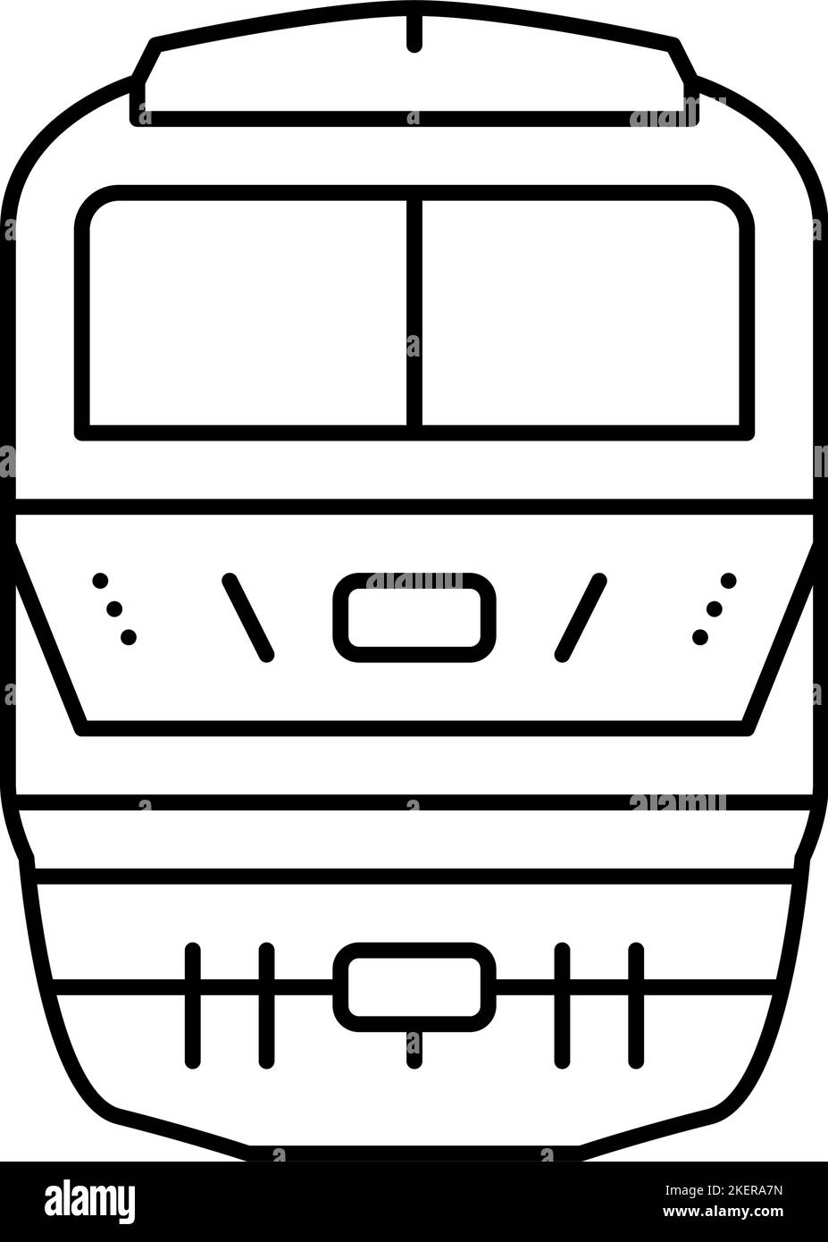 train transport vehicle line icon vector illustration Stock Vector ...