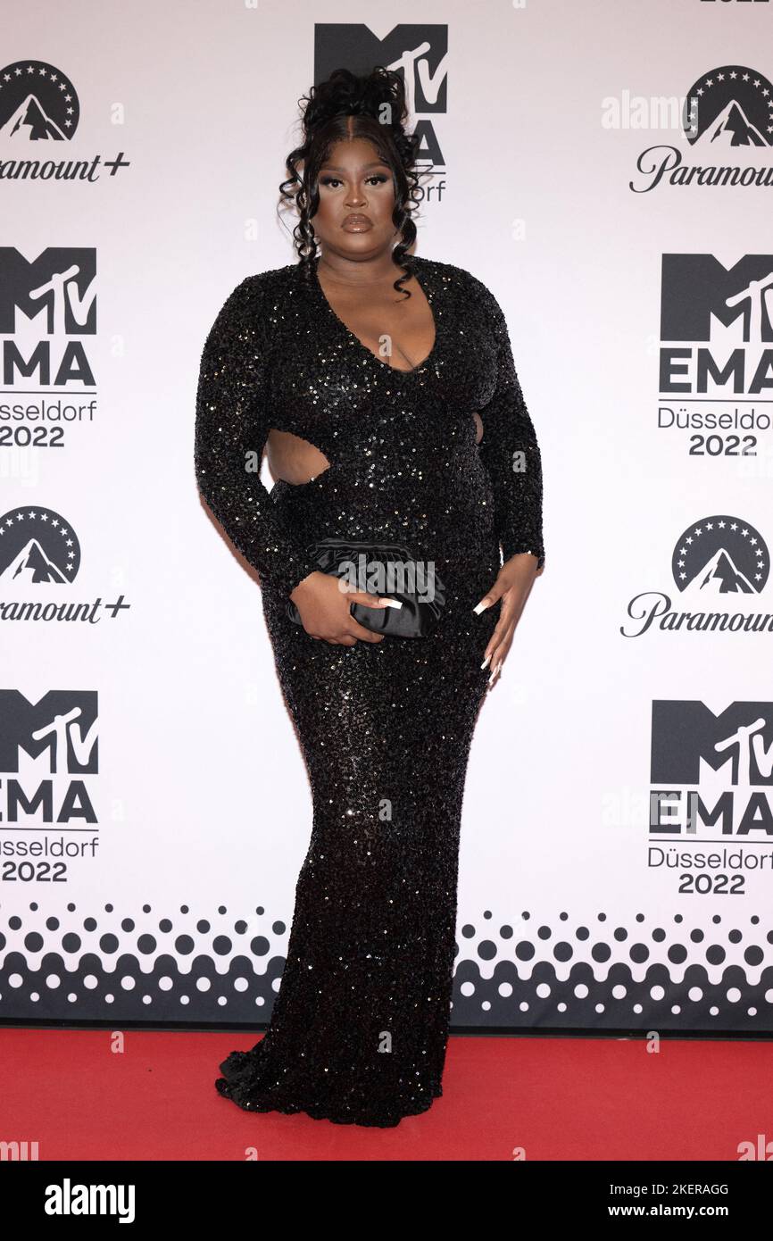 Nella Rose arrives at Nachtresidenz during the MTV Europe Music Awards ...