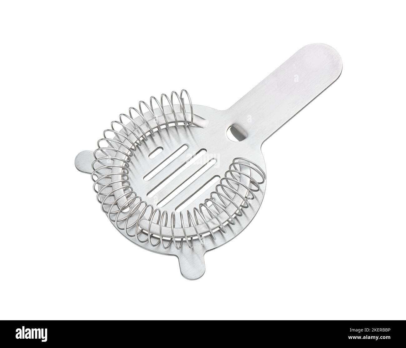 Stainless steel bar cocktail strainer, cut out, photo stacking Stock ...