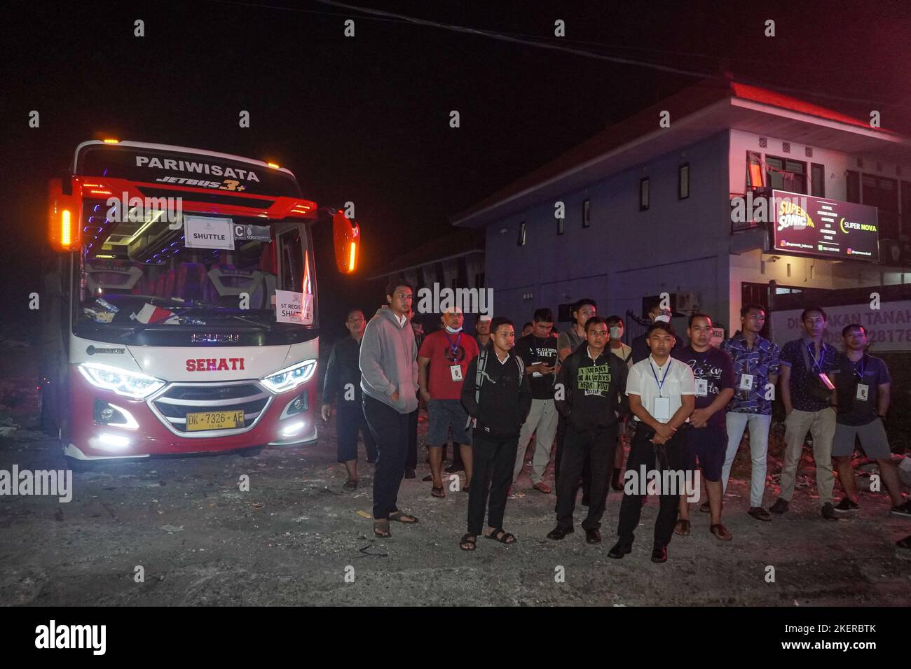 Badung, Bali, Indonesia. 14th Nov, 2022. Hotel staff mobility around ...