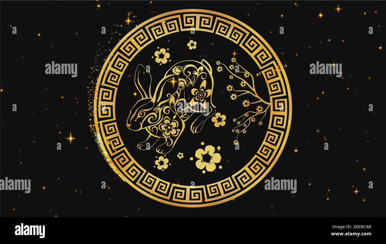 Chinese Spring Festival, gold backdrop for New Year's celebrations ...