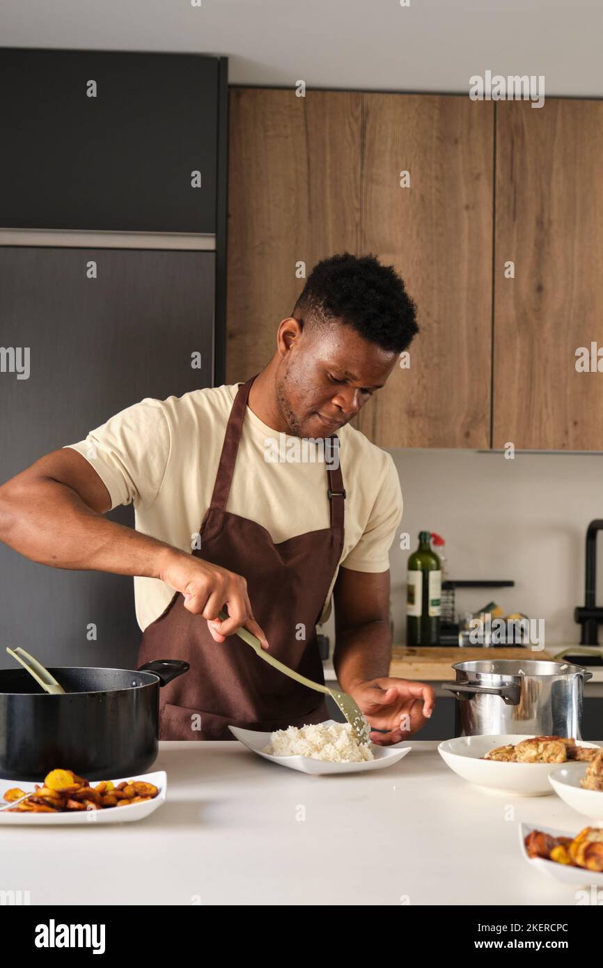 Prepare a fried rice hi-res stock photography and images - Alamy