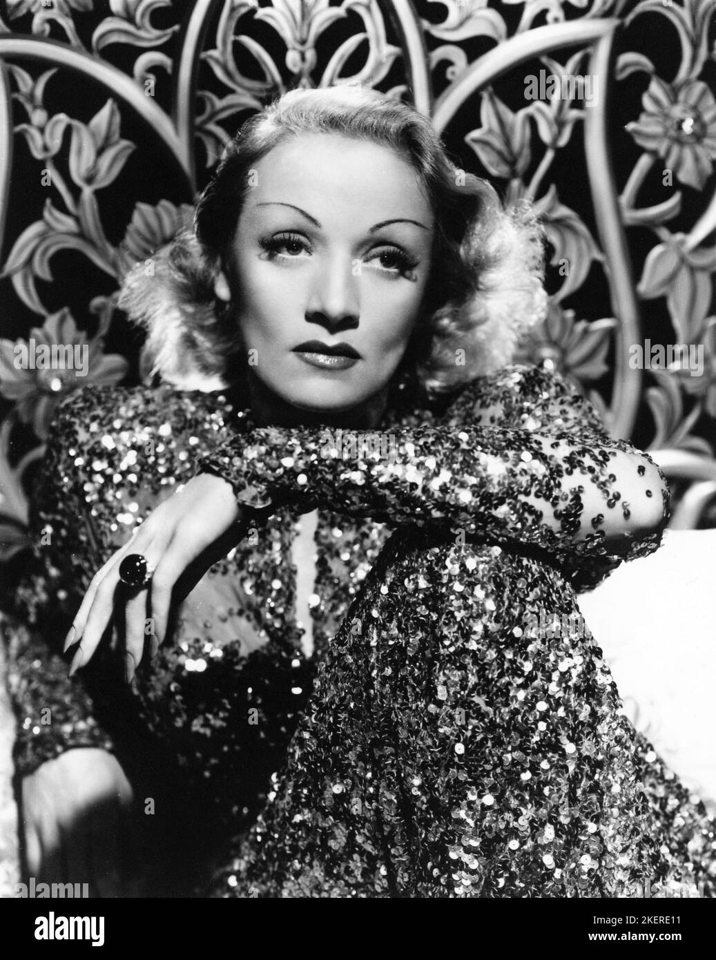 MARLENE DIETRICH 1942 Portrait by A.L. 'WHITEY' SCHAFER publicity for ...