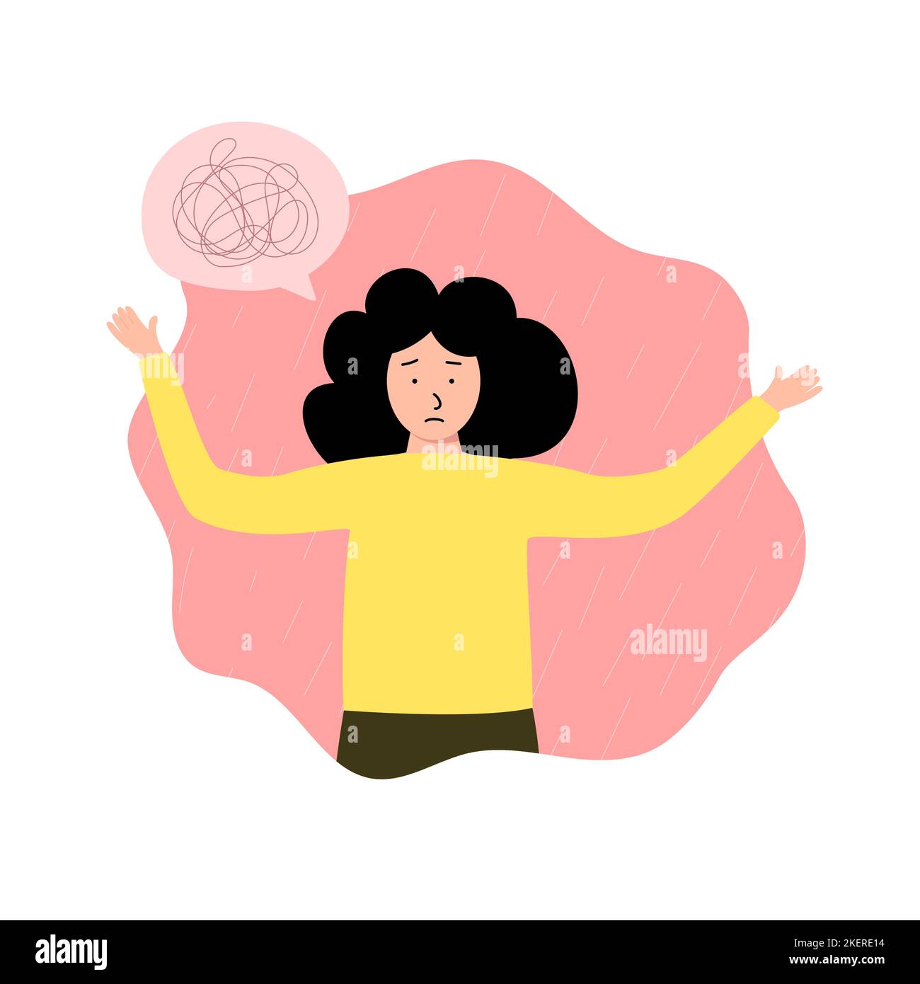 Illustration of an online conference through a computer. Four people ...