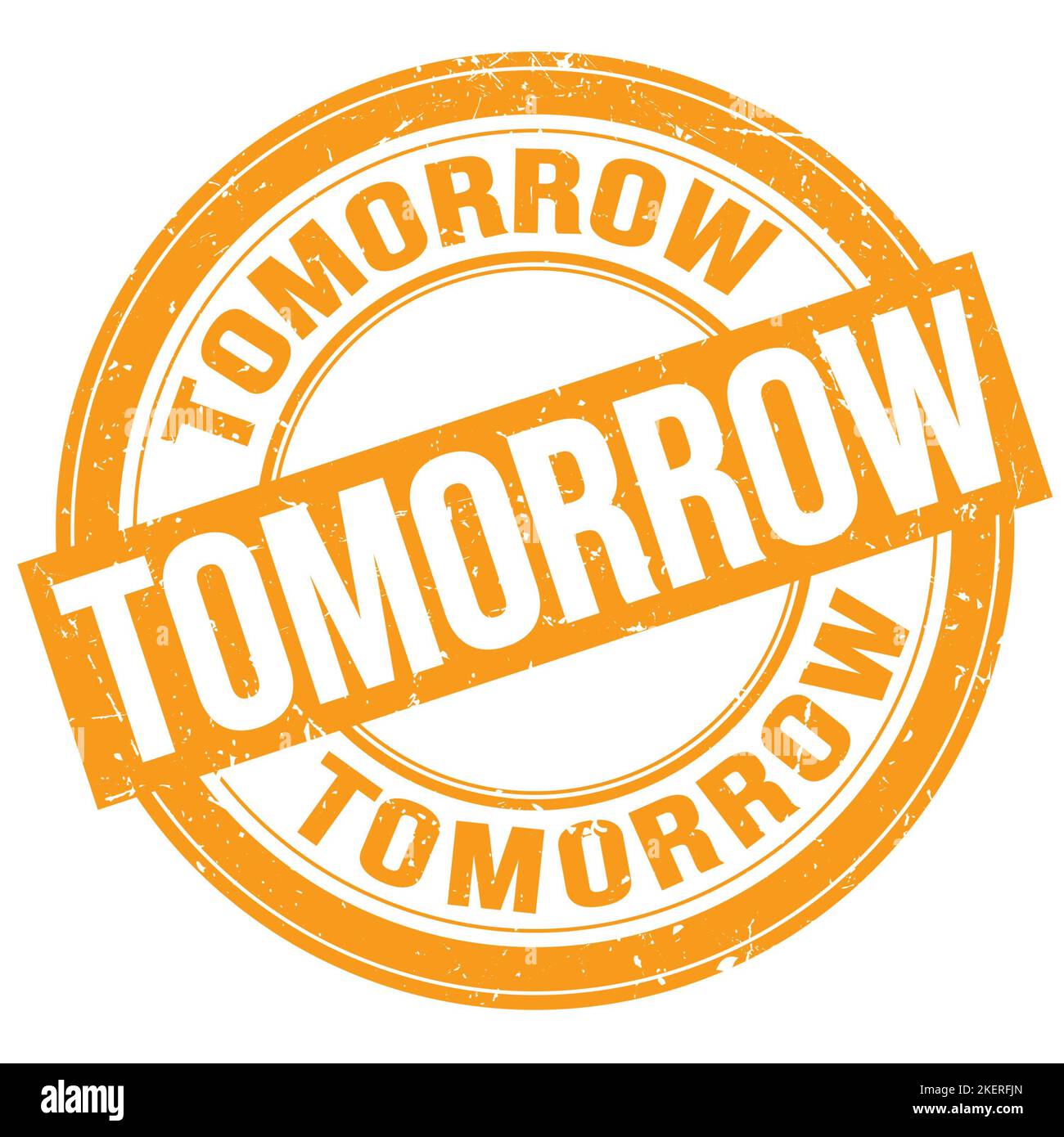 Tomorrow stamp Cut Out Stock Images & Pictures - Alamy