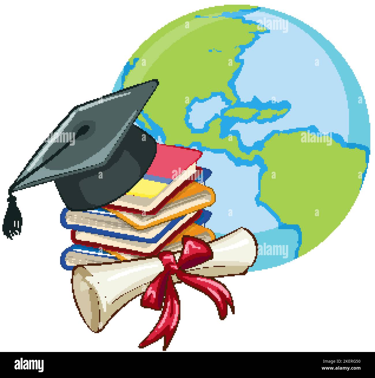 Commencement day Stock Vector Images - Alamy