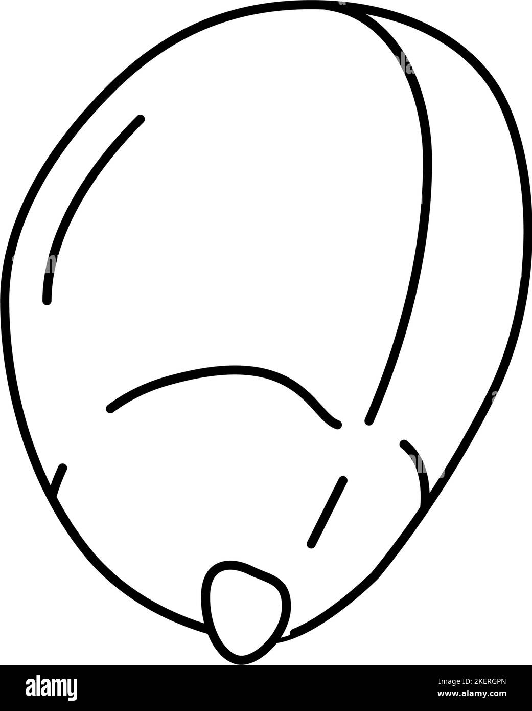 corn grain line icon vector illustration Stock Vector Image & Art - Alamy