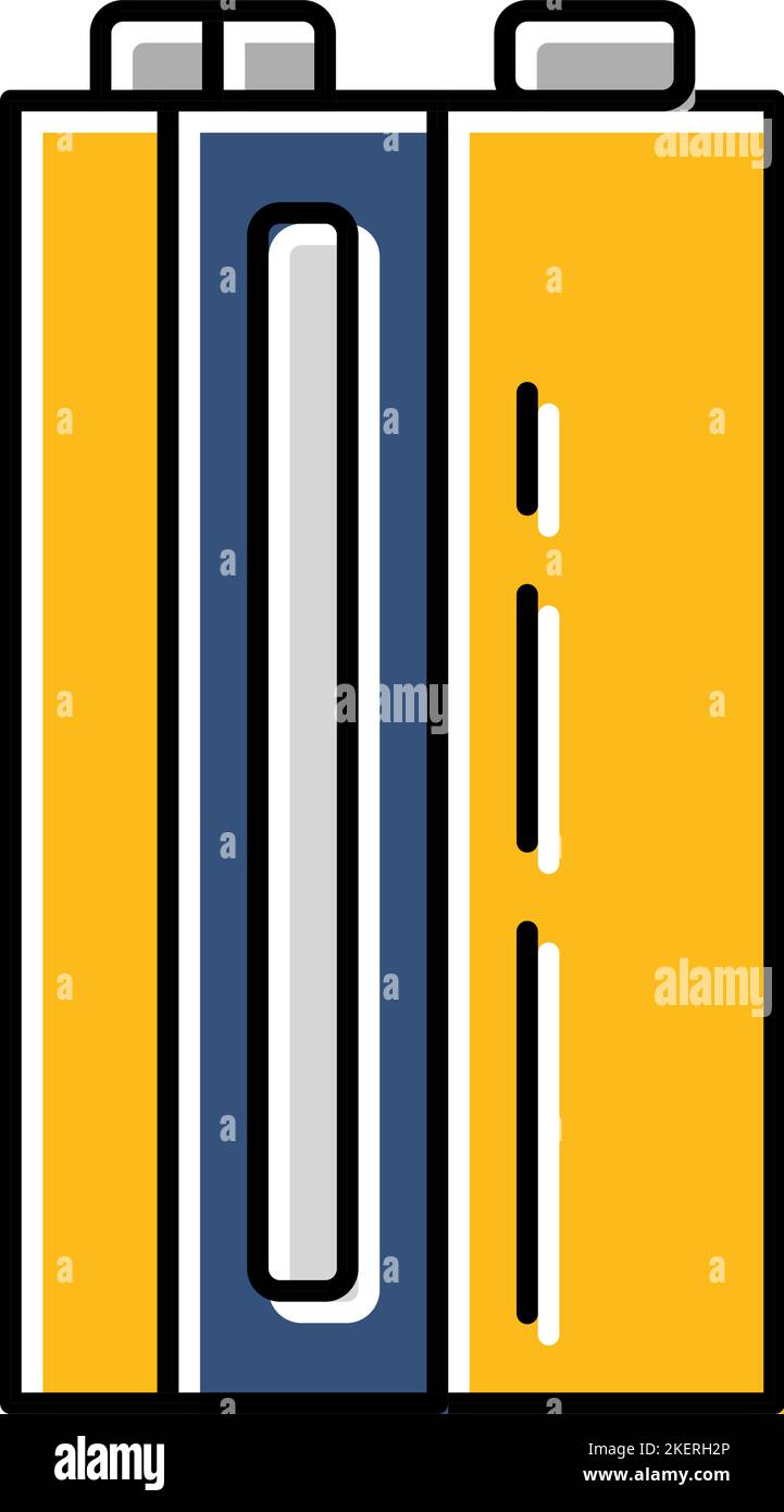 pp3 battery power energy color icon vector illustration Stock Vector ...