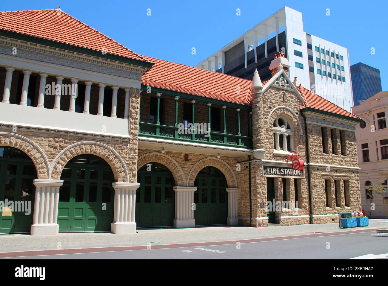 fire station in perth in australia Stock Photo - Alamy