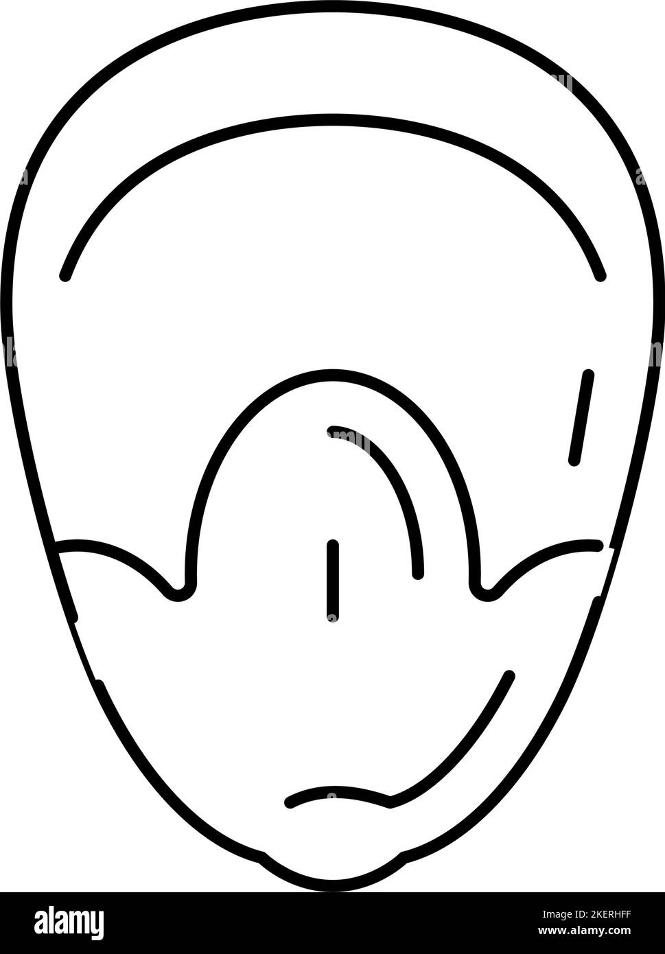 grain corn yellow line icon vector illustration Stock Vector Image ...