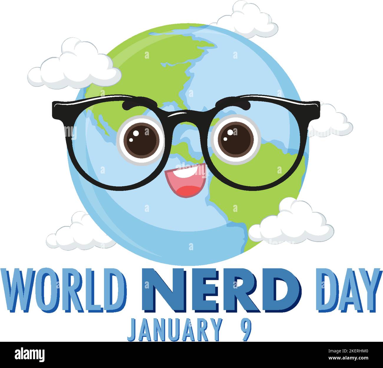 World Nerd Day banner design illustration Stock Vector Image & Art - Alamy