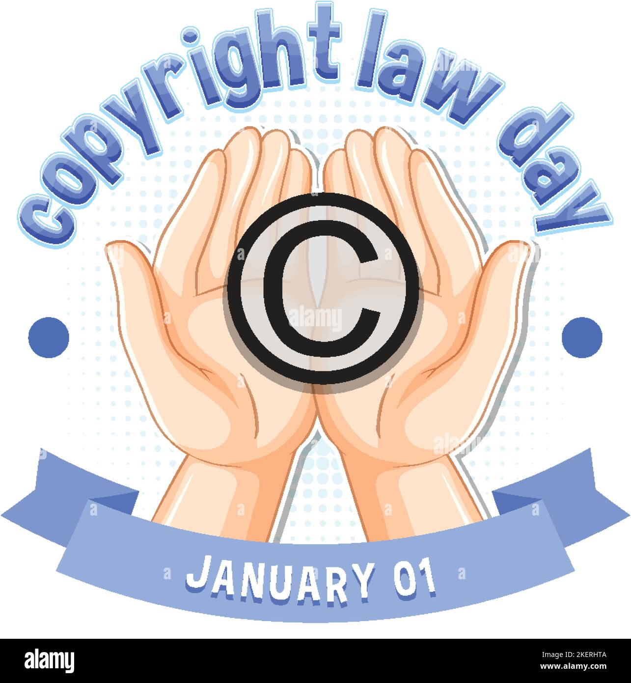 Copyright law day banner design illustration Stock Vector Image & Art ...