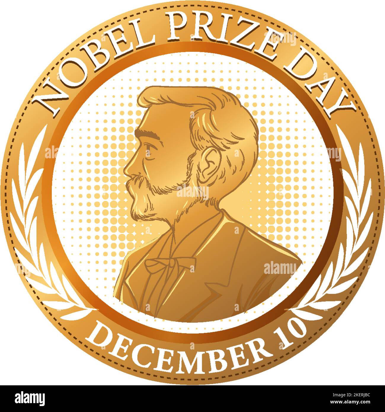 Nobel Prize Day Banner Design illustration Stock Vector Image & Art - Alamy