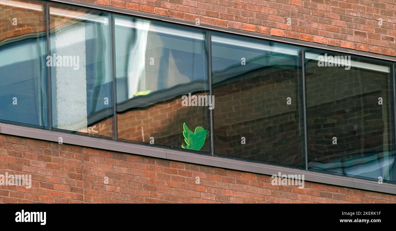 European headquarters of Twitter in Dublin. Picture date: Monday ...