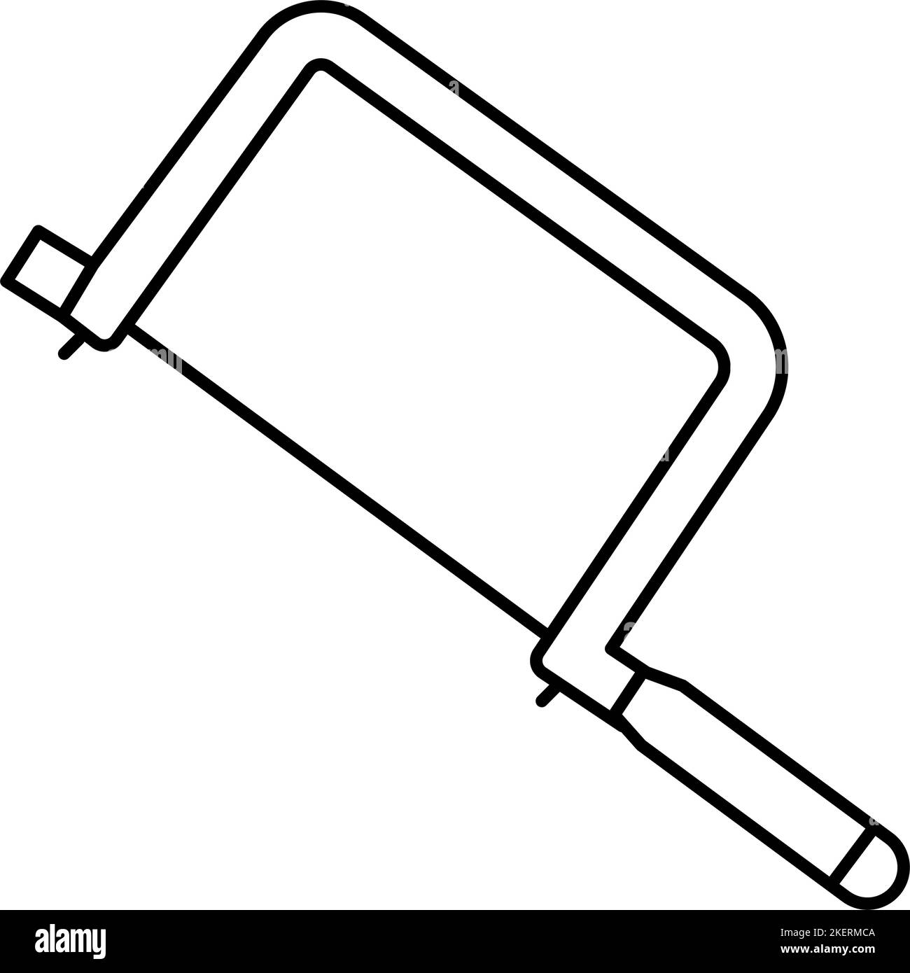 Coping saw carpentry Stock Vector Images - Alamy