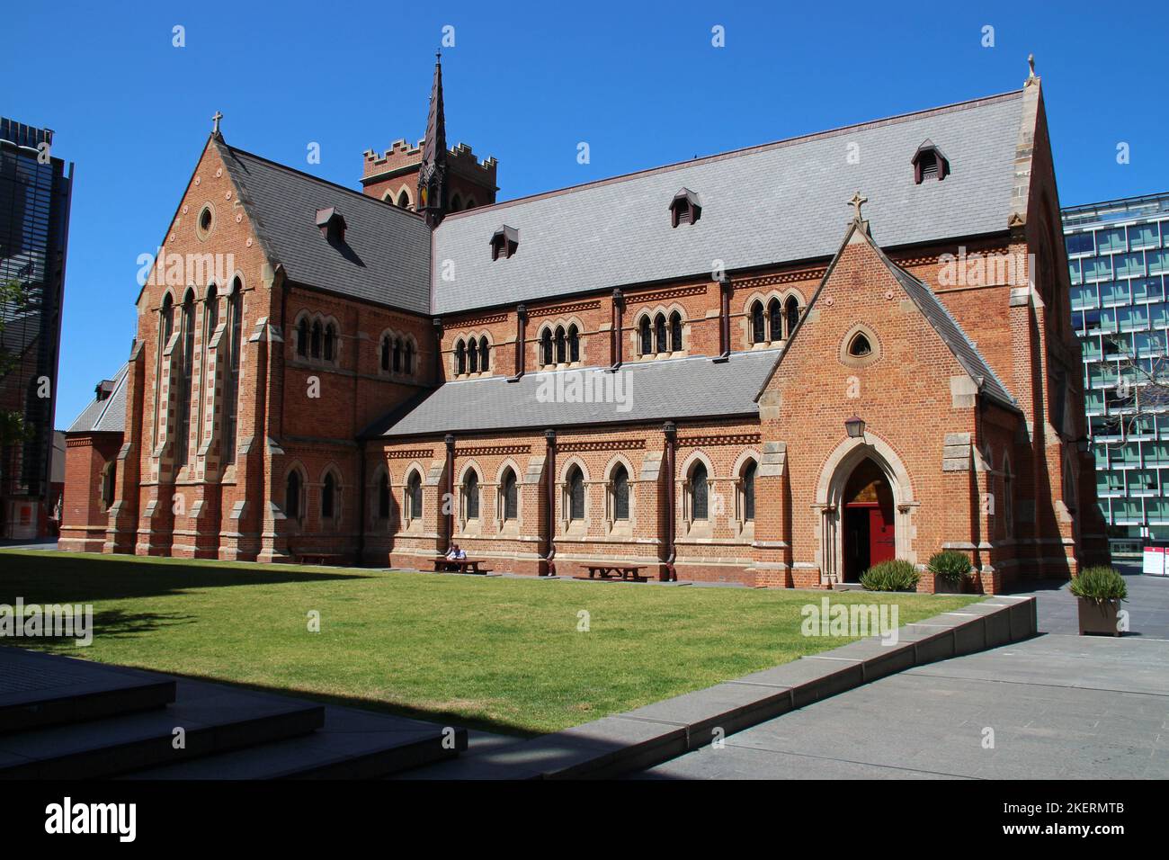 st george cathedral in perth in australia Stock Photo - Alamy
