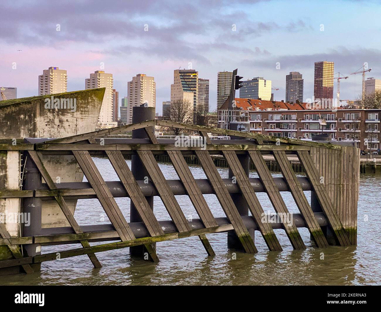 Roterdam city, The Netherlands- Architectural capital with harbour and ...