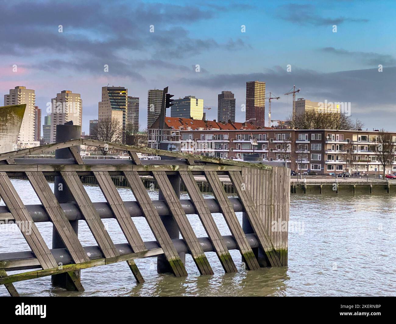 Roterdam city, The Netherlands- Architectural capital with harbour and ...