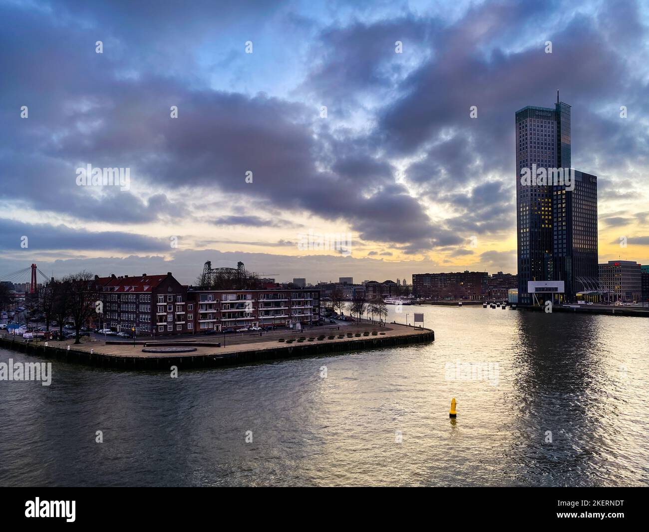 Roterdam city, The Netherlands- Architectural capital with harbour and ...