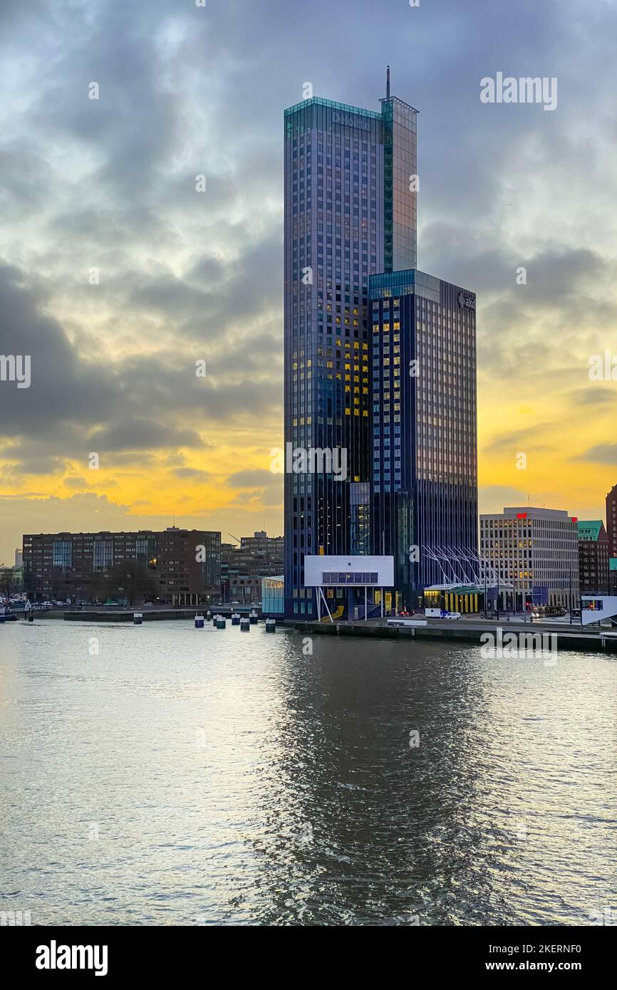 Roterdam city, The Netherlands- Architectural capital with harbour and ...