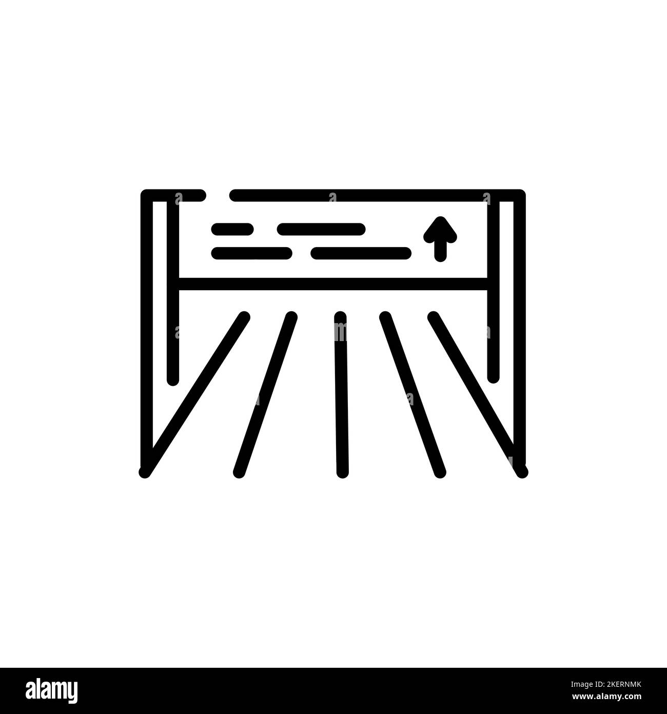 Highway olor line icon. Road construction. Pictogram for web page Stock ...