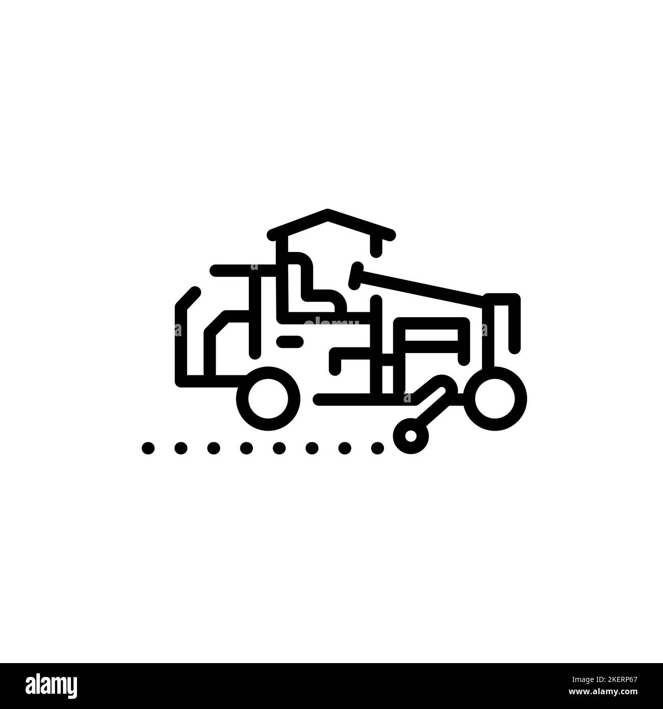 Road marking olor line icon. Road construction. Pictogram for web page ...
