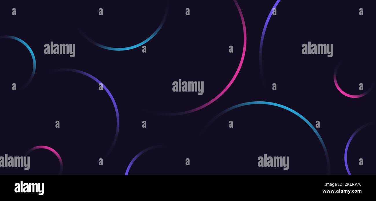 Abstract colorful circle geometric gradient with space style. Artwork decorative with a space ...