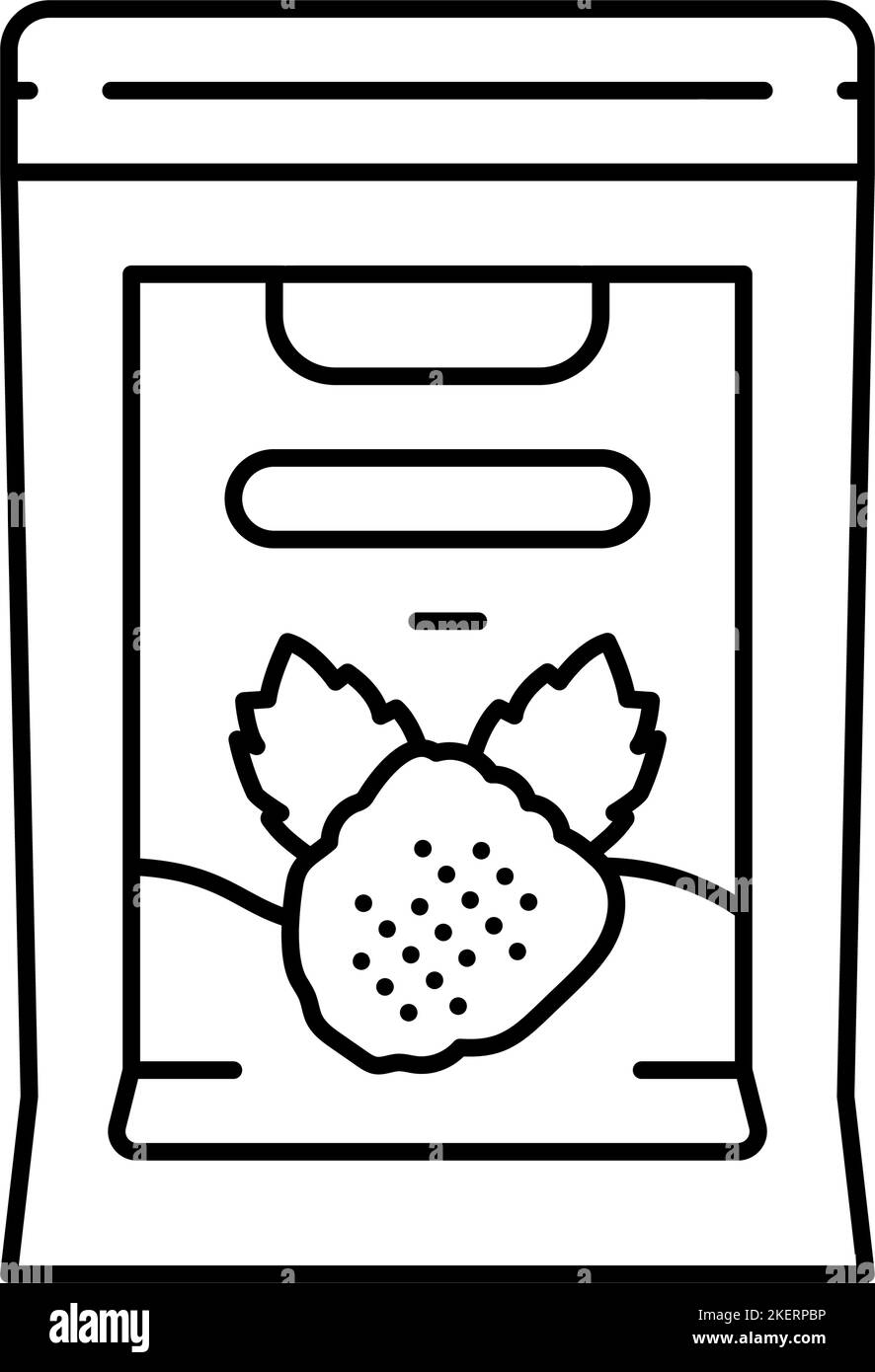 jam blackberry line icon vector illustration Stock Vector Image & Art ...