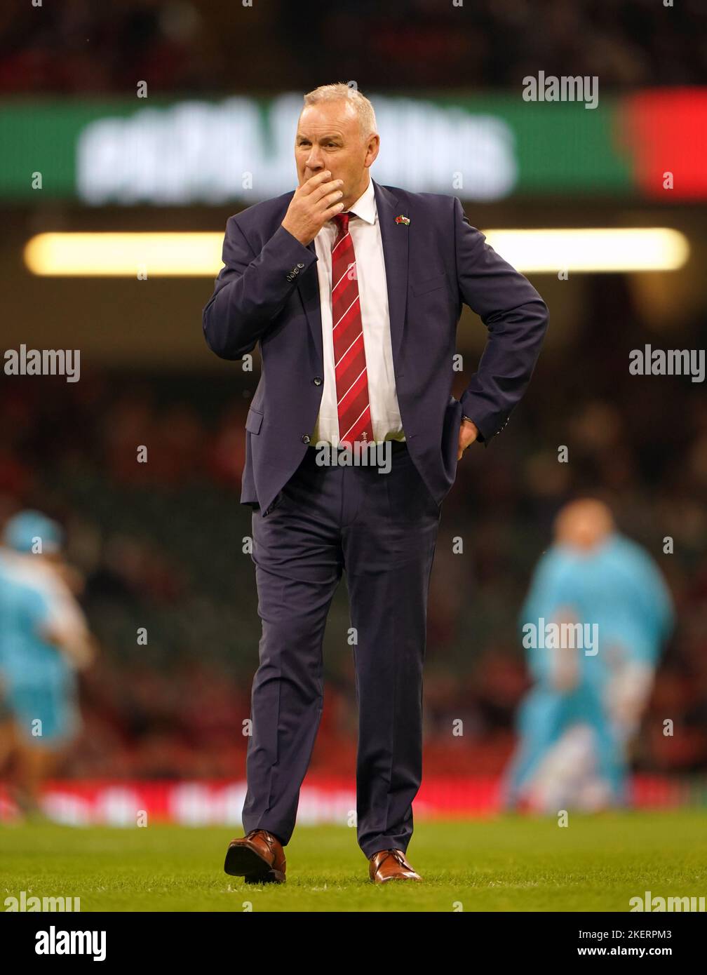 Wales head coach Wayne Pivac before the Autumn International match at ...