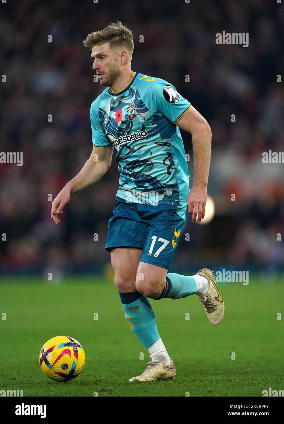 Southampton's Stuart Armstrong during the Premier League match at ...