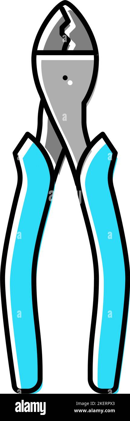 crimping pliers color icon vector illustration Stock Vector Image & Art ...