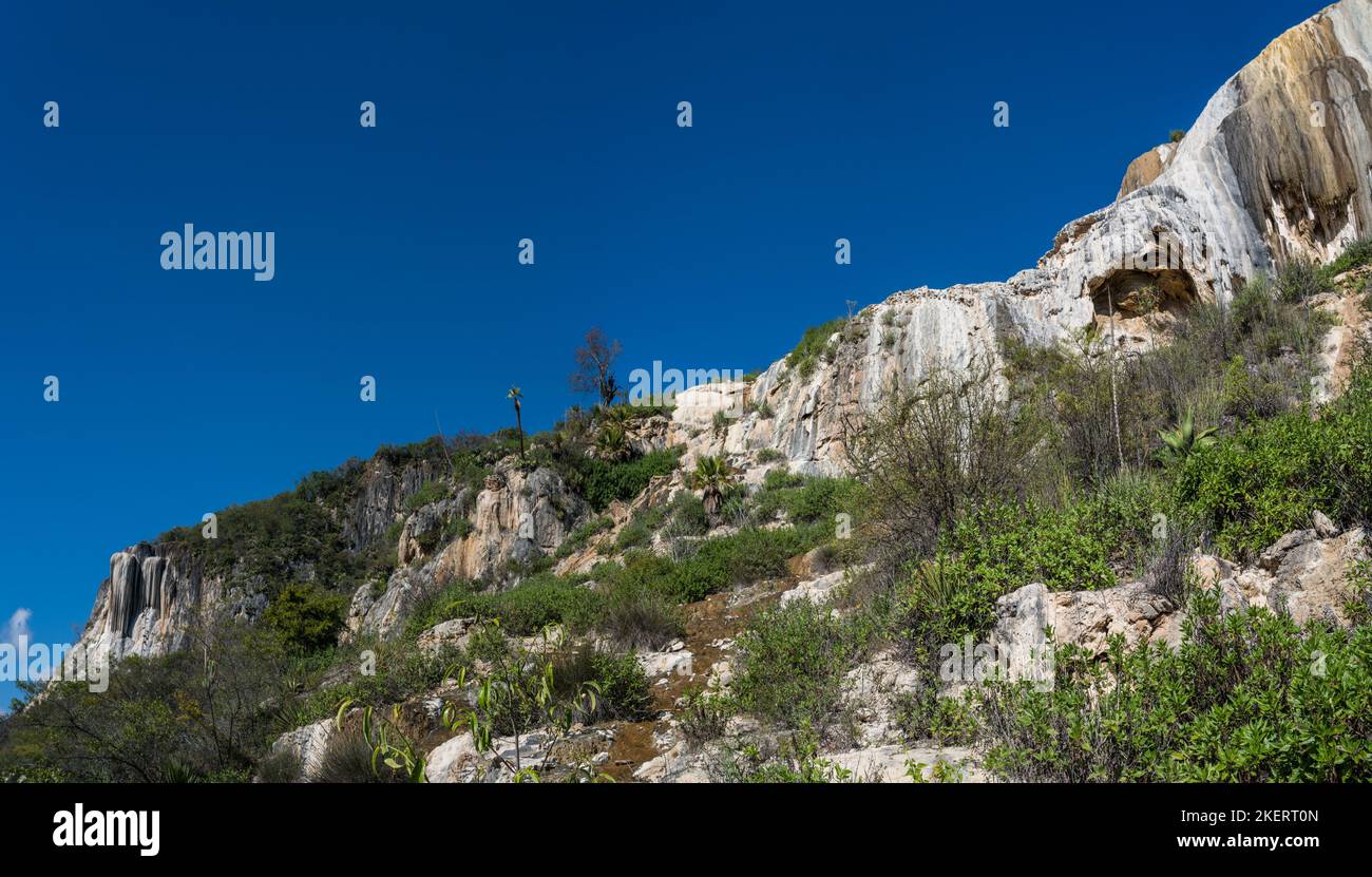 Cascada Grande, the Big Waterfall at left, and Cascada Chica, the Small ...