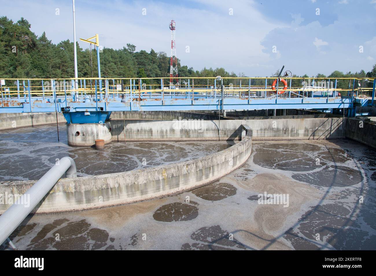 The Solid Contact Clarifier Tank type Sludge Recirculation process in ...