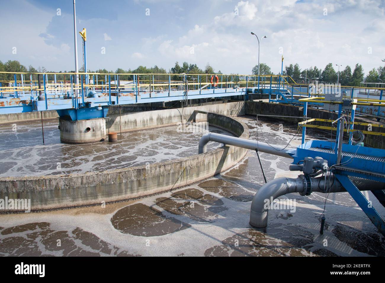 The Solid Contact Clarifier Tank type Sludge Recirculation process in ...