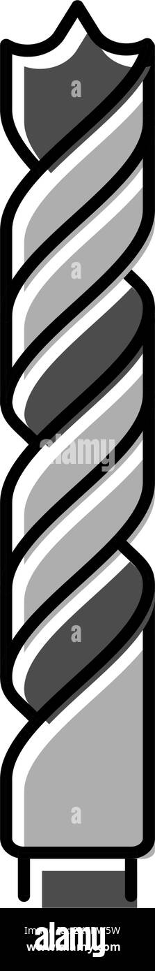 spur wood drill bit color icon vector illustration Stock Vector Image ...