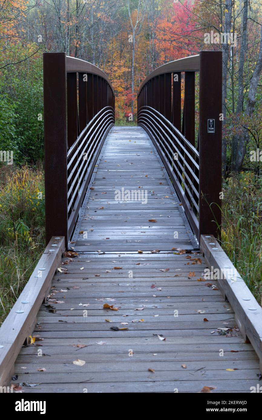 The hiking trails into the Saint Peters Dome recreational area in the ...