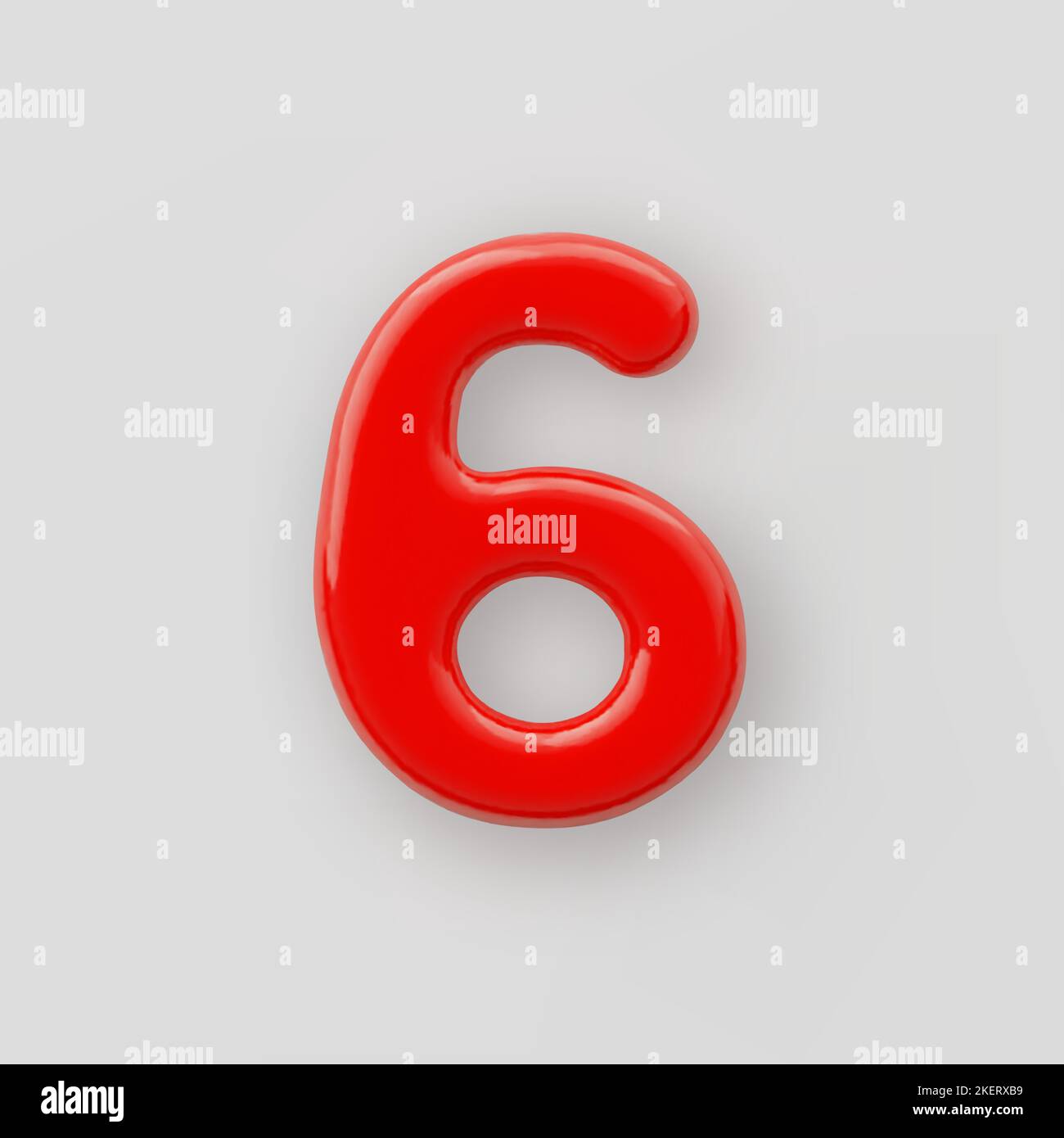 6 number balloon hi-res stock photography and images - Alamy