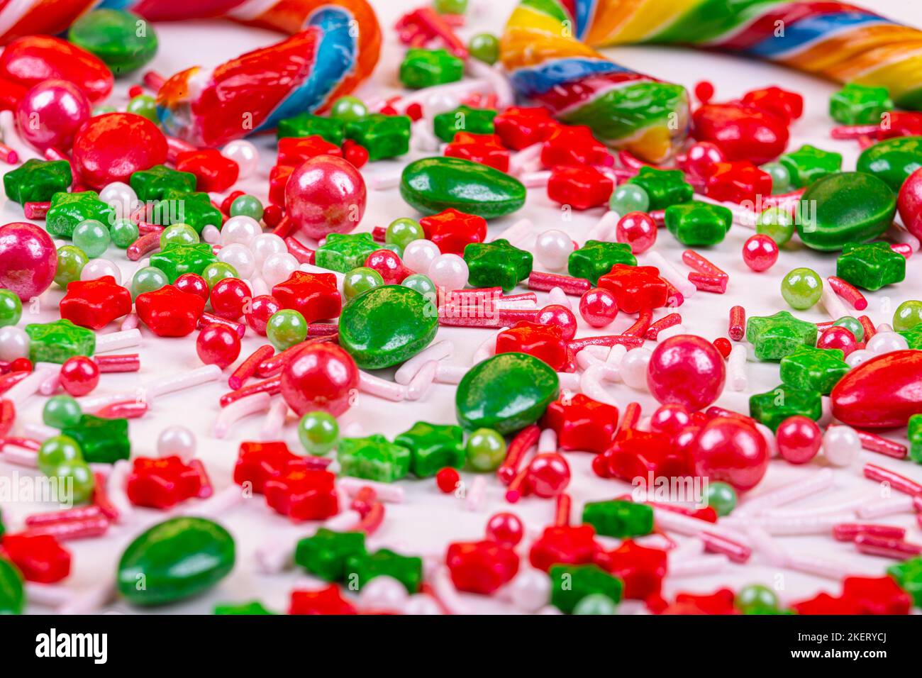 Frame sweet candies lollipops hi-res stock photography and images - Alamy