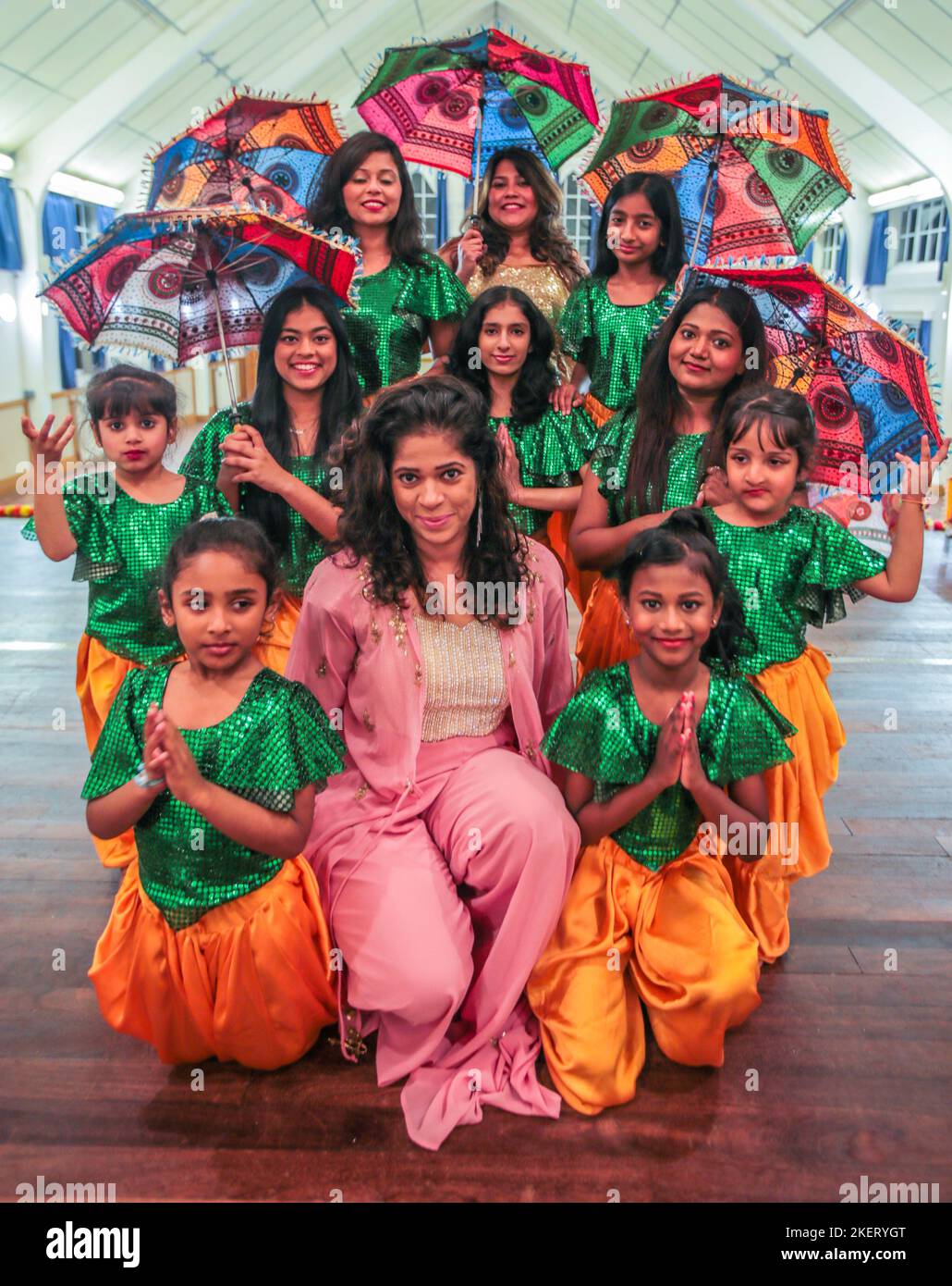 London UK Cheam 14 Nov 2022, Monali Mohite Selvaraj, Bollywood actress ...