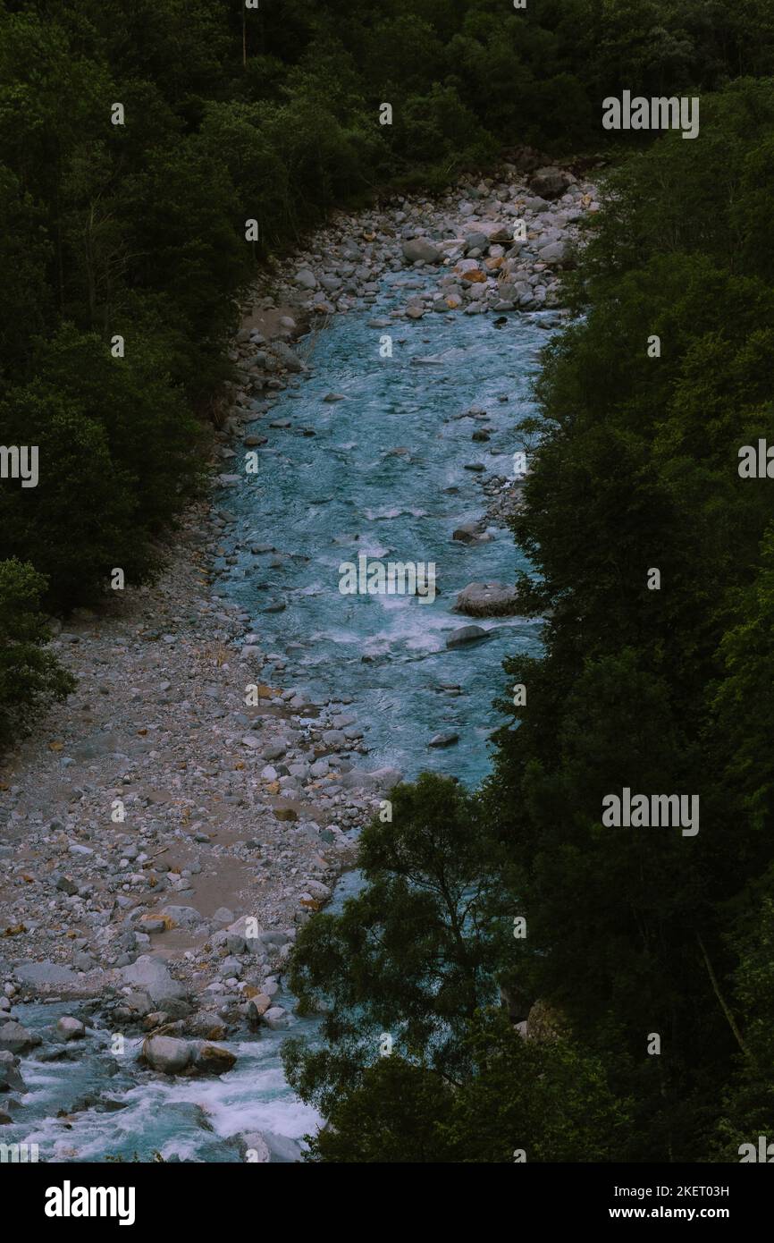 The river from above Stock Photo - Alamy