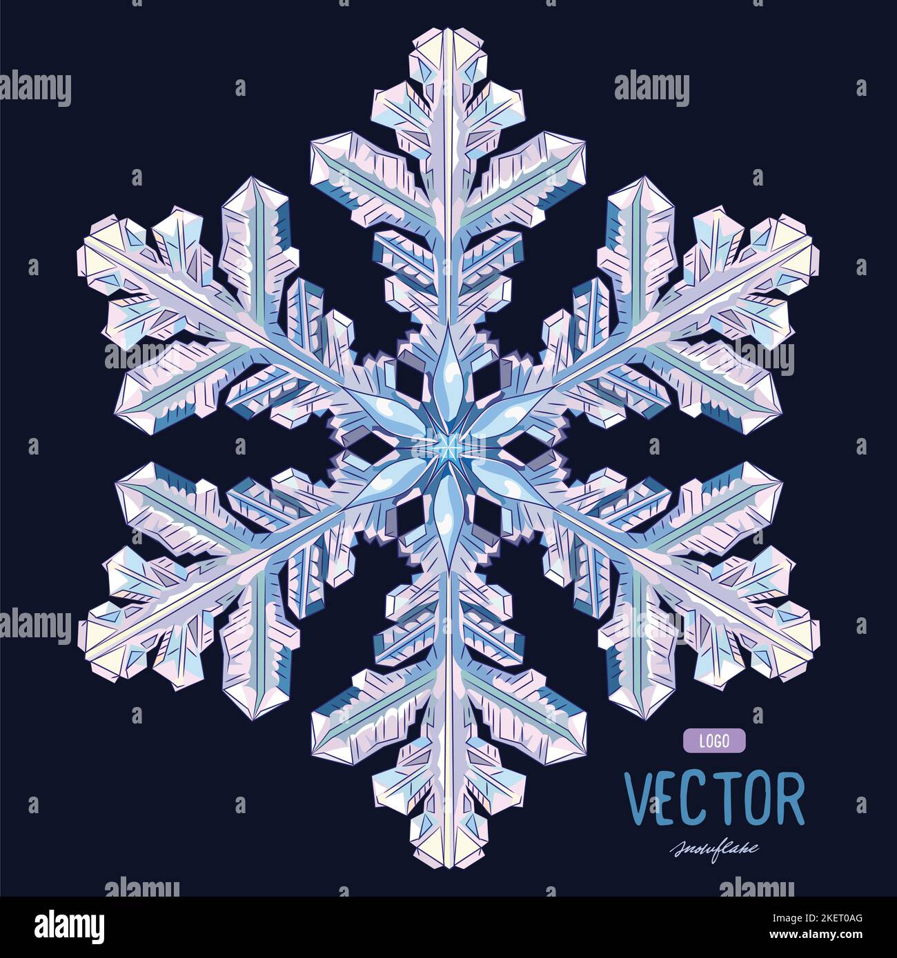 Aerial view snow Stock Vector Images - Alamy